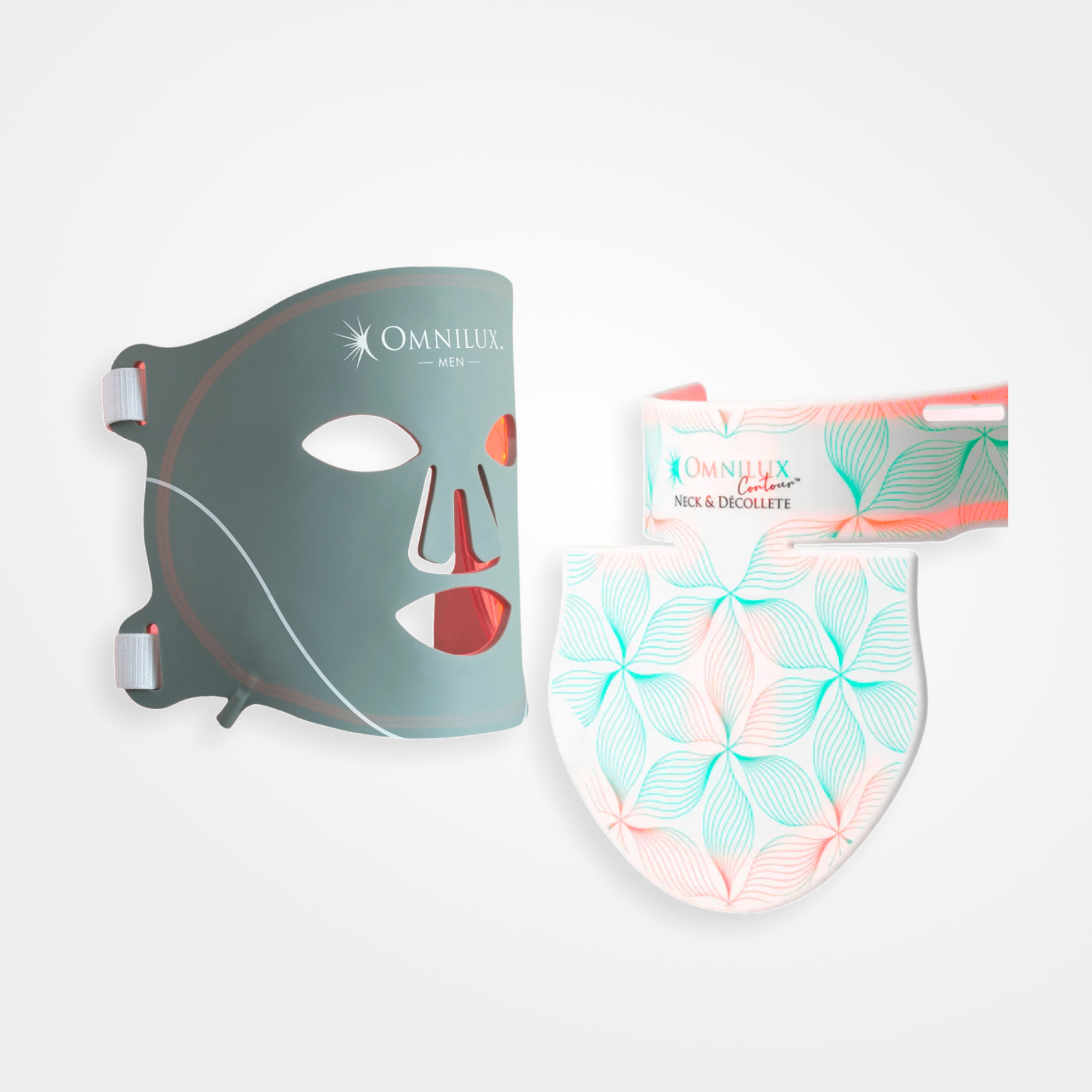 Omnilux Men + Neck & Décolleté Bundle | Red Light Therapy for Face & Neck