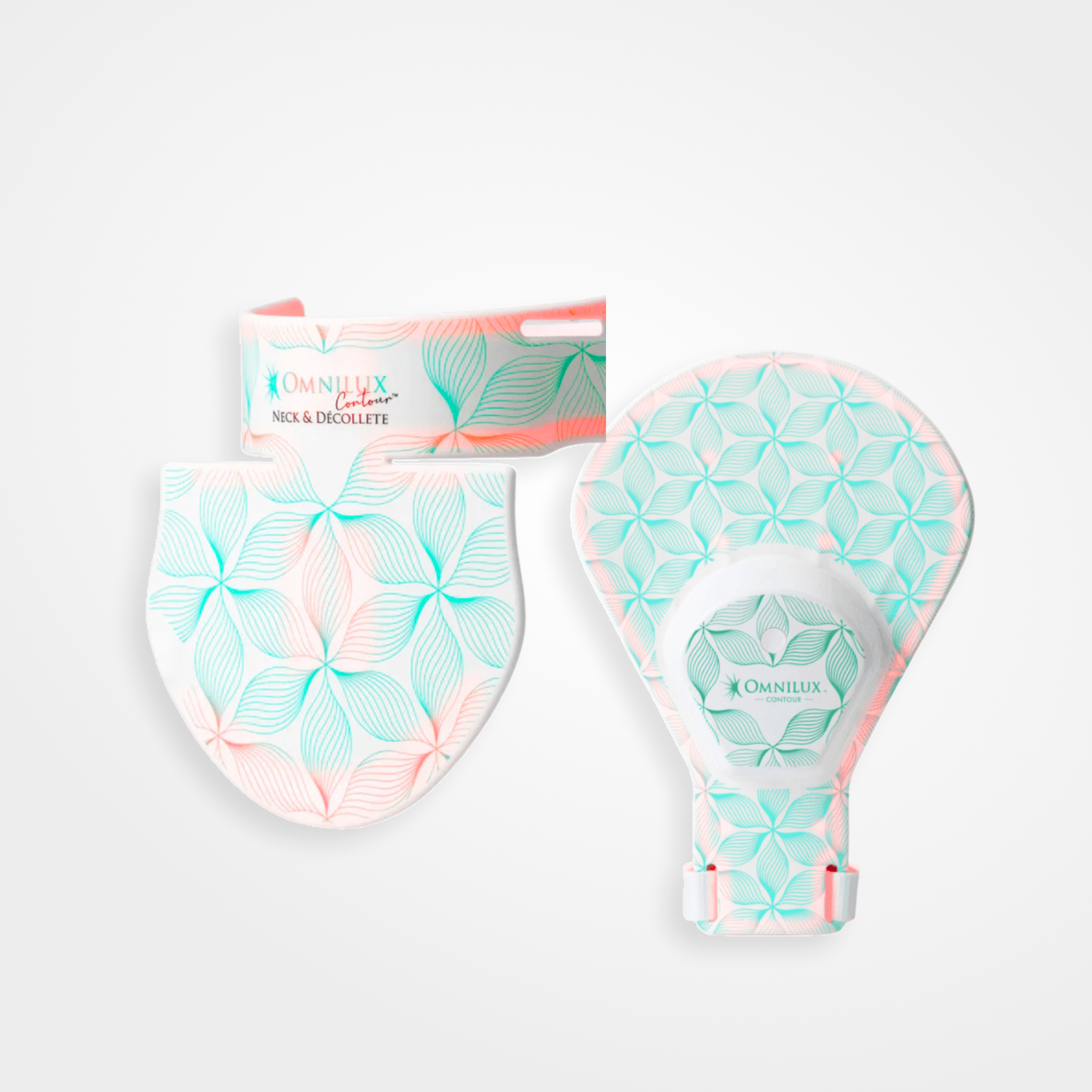 Omnilux Neck & Décolleté + Contour Glove Bundle | LED Therapy for Neck ...