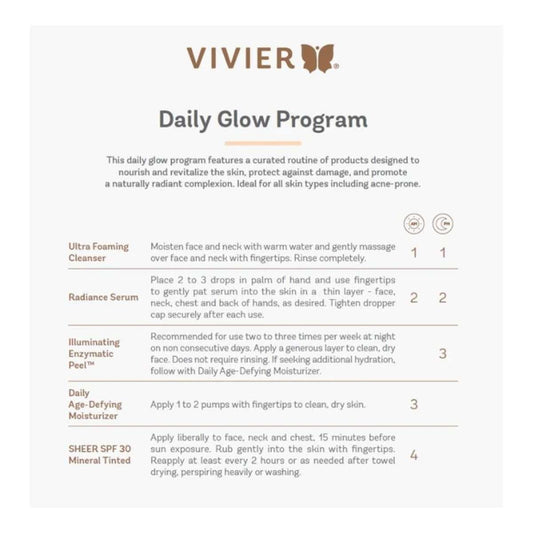 Vivier Daily Glow Program