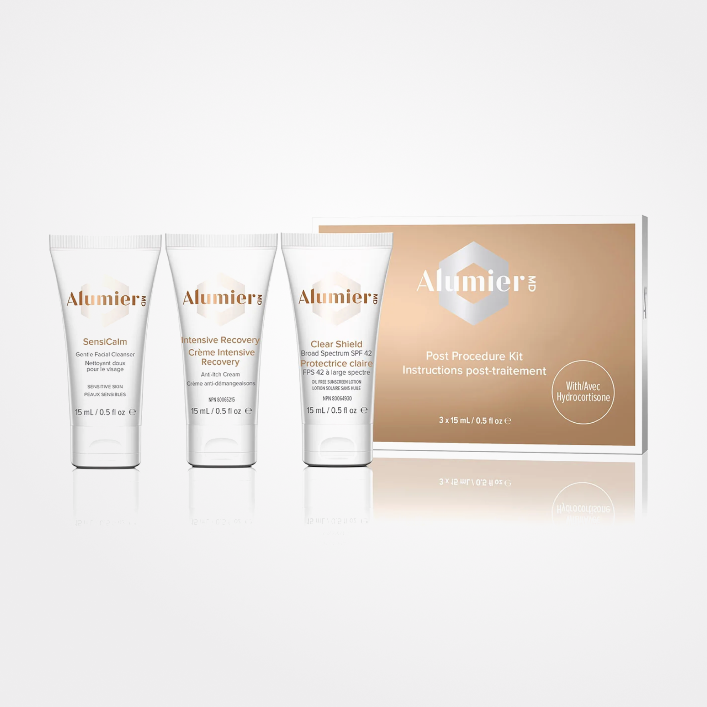 Trousse post-intervention Alumier avec hydrocortisone | Système de ...